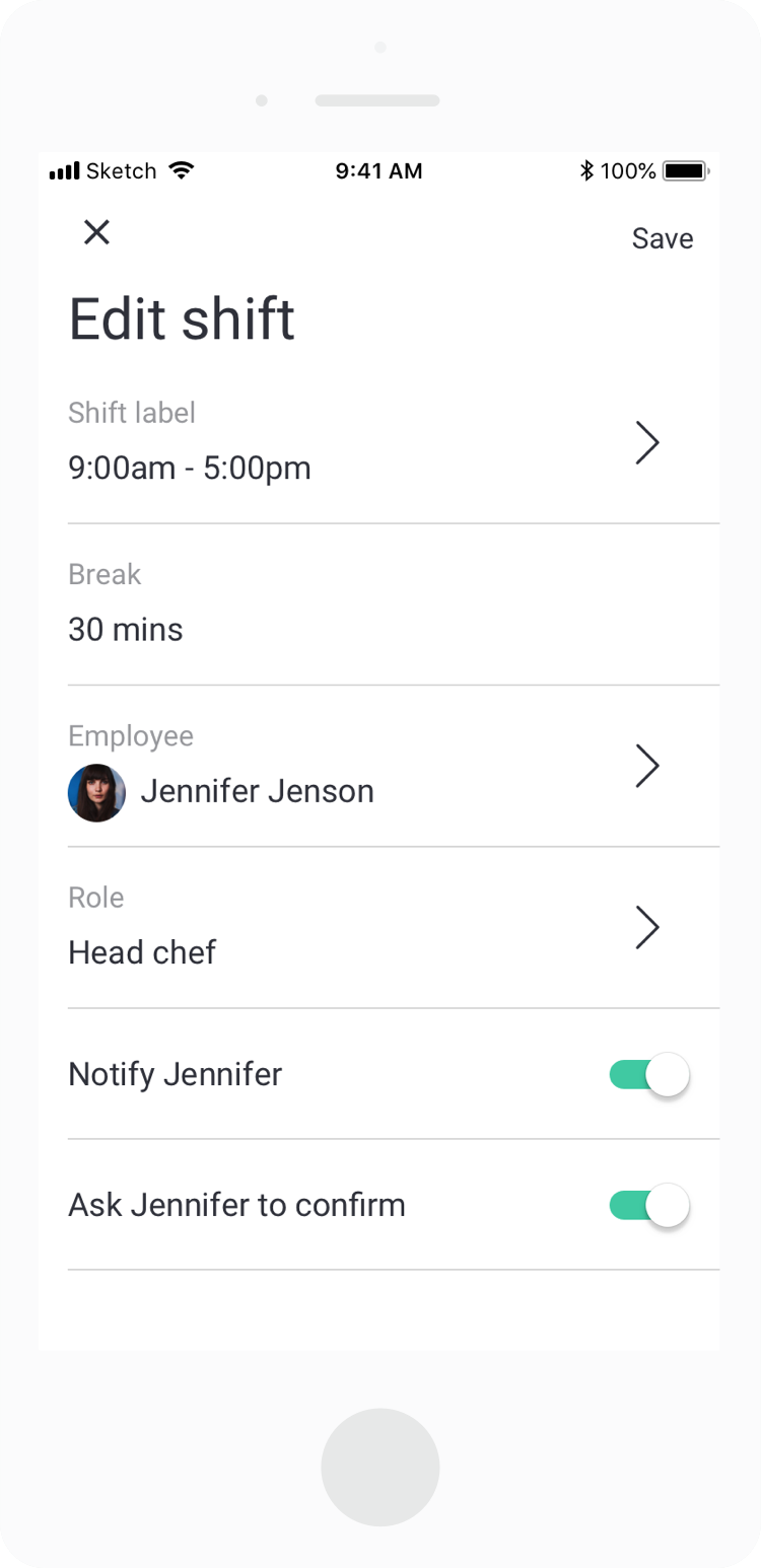Manager Go app | Ento